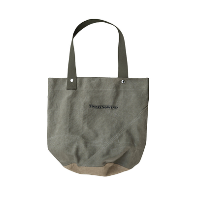 todaynowind拼接复古风帆布包