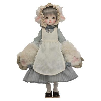 六分bjd娃娃丫头sd潮玩小羊头巾