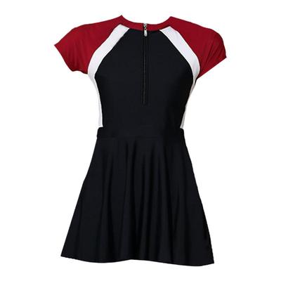 昊之浪女连体裙式显瘦遮肚泳衣