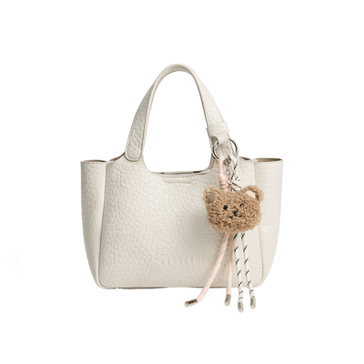 15mins真皮菜篮子手提单肩包