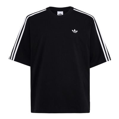 adidas阿迪达斯三叶草纯棉运动短袖T恤26夏男大号版型半袖 KG6331