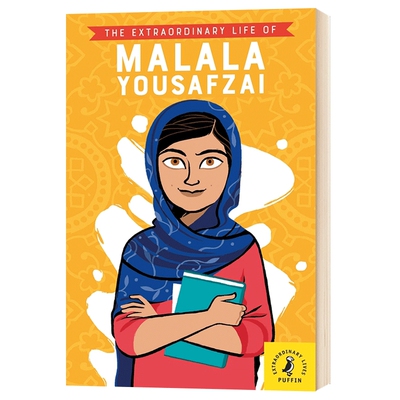 马拉拉 英文原版人物传记 The Extraordinary Life of Malala Yousafzai 英文版 名人传记 进口原版英语书籍 全彩插图儿童外文书
