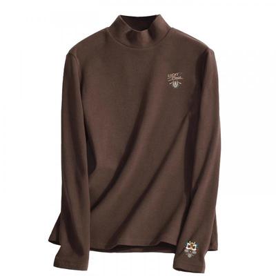 都市丽人仿德绒打底衫女秋冬季