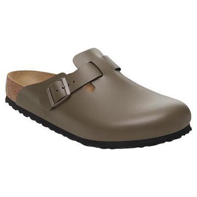 BIRKENSTOCK勃肯牛皮革包头拖鞋
