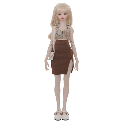 正版BJD4分女娃高级树脂秀妍