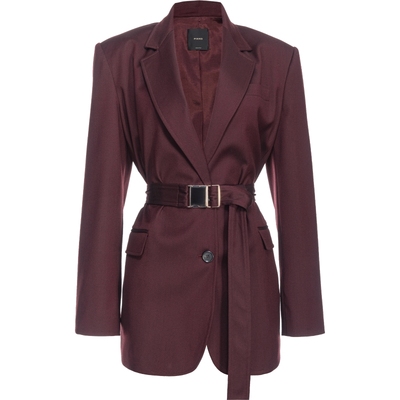 PINKO连帽系腰西装夹克