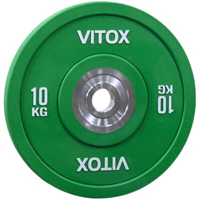 VITOX彩色竞技竞赛全胶杠铃片