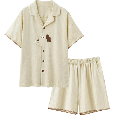 SLEEPTIGHT情侣睡衣女款可爱短袖