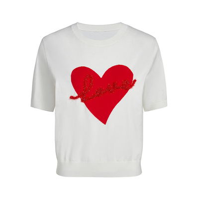 FIVEPLUS明星同款学院甜美针织衫