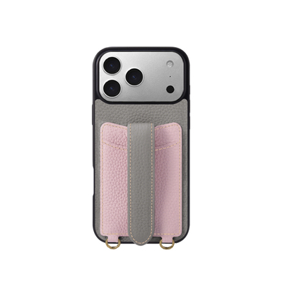 适用于苹果17女款真皮斜挎手机壳