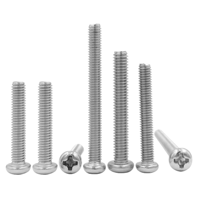 304不锈钢十字圆头螺钉