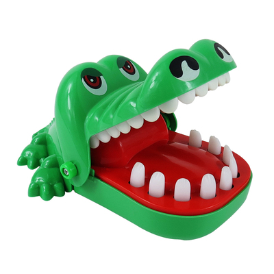 整蛊咬手指小鳄鱼恐龙按牙齿玩具