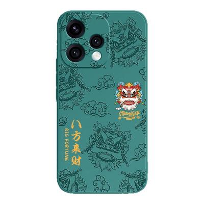 国潮浮雕适用OPPOReno15C手机壳Reno15C新款保护套OPPO中国风液态硅胶Rone镜头全包防摔0pp0男女PMD110软外壳