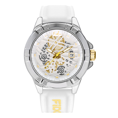 fidodido手表男学生初高中镂空时尚机械风夜光日历多功能情侣表