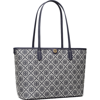 【礼物】TORY BURCH 汤丽柏琦 T MONOGRAM 小号手提托特包 152299