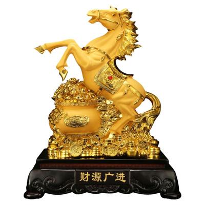 吉善缘马到成功室内电视柜摆件