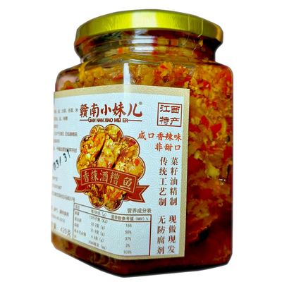 赣南小妹儿正宗酒糟鱼菜籽油精制