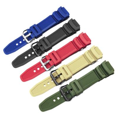 圣琴卡西欧1200系列防水硅胶表带