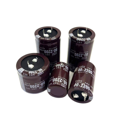 80V2200UF电解电容器全新黑金刚
