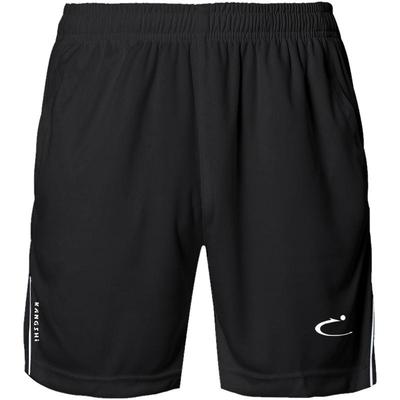 田径弹力白色速干透气运动短裤