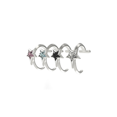 唇夹免打孔纯银小众设计