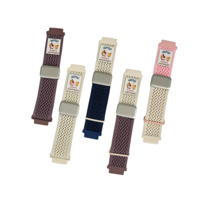 适用oppo手表带watchx2mini女款表链watch4pro磁吸运动X2腊肠小狗OPPO智能手表watch3/2/1夏天男士se编织