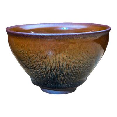 宋代点茶建盏斗茶套装大号中式大码乌金抹茶碗铁胎油滴兔豪盏知否