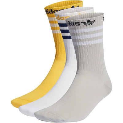 Adidas/阿迪达斯正品三叶草男女简约运动短筒袜三双装IJ0729