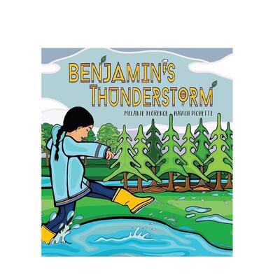 【预售】本杰明的雷雨英文儿童绘本交通工具城市人文进口原版书精装Benjamin's ThunderstormFlorence  Melanie  Pichette  Hawl