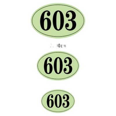 夜光门牌标识牌定制做亚克力夜光膜标识牌楼层楼道数字牌门贴科室牌荧光门牌号数字号码牌路牌索引标志