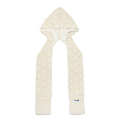 金本芳典同款LUV IS TRUE 25冬手套帽子一体围巾波点围脖韩国代购