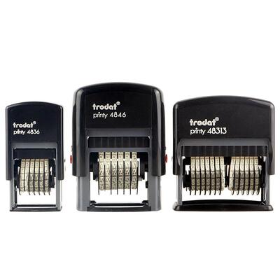 回墨6/13位数用自动号码章印章