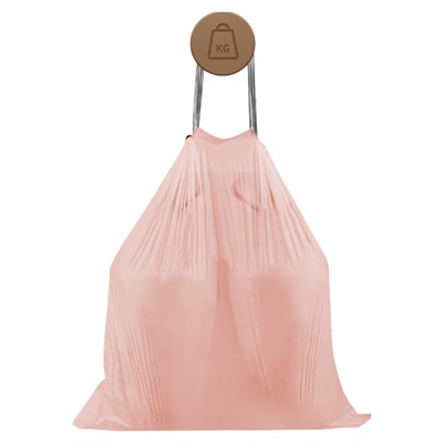 固成免撕抽绳垃圾袋家用加厚手提式厨房特厚自动收口背心式塑料袋