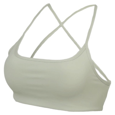 洋白菜细肩带美背运动内衣女外穿跑步防震健身文胸瑜伽上衣背心