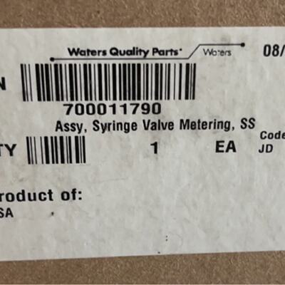 议价Waters沃特世三通700011790 Syringe Valve Metering 原装促