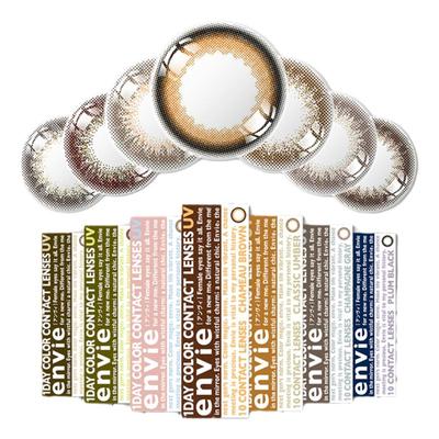 envie梨花美瞳日抛10片隐形眼镜