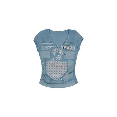 Effet de Soleil印花短袖T恤上衣修身打底衫女装新品26夏