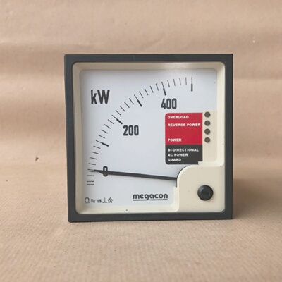 MEGACON KPW171C ANALOG KILOWATT PANEL METER