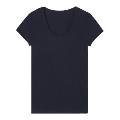 THESOONG莱赛尔羊毛纯色短袖T恤