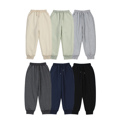 DK童装长裤羊羔毛卫裤加绒运动裤