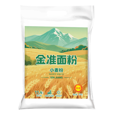 新疆胚芽雪花粉10斤金准麦芯高筋