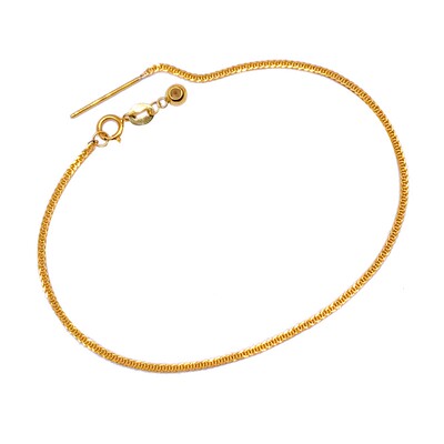 语瑶肖邦链细金链18K金直针手链