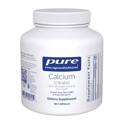 保税 Pure倍宜Calcium Citrate柠檬酸钙骨骼健康胶囊