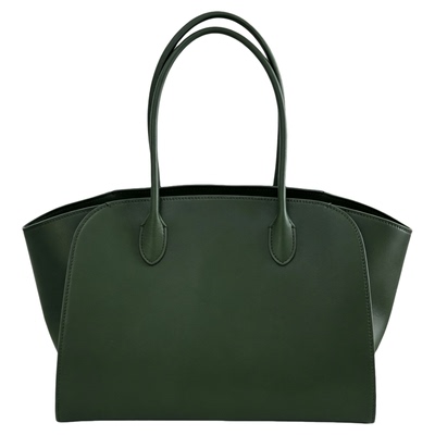 意大利马鞍皮通勤托特包