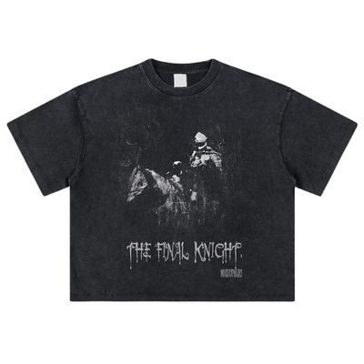 白墨直喷260g纯棉boxy宽松短袖