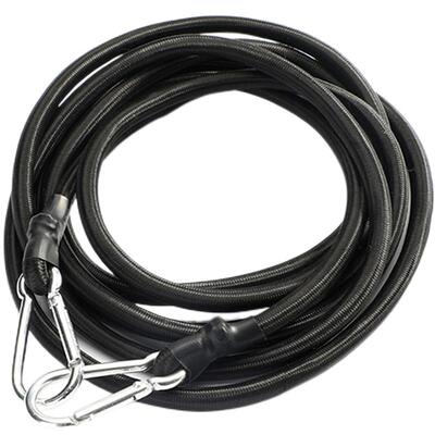 圆形加粗优质捆绑带登山扣弹力绳