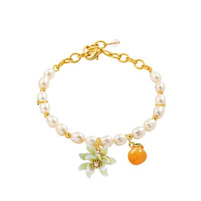 JuicyGrape柑橘女甜美淡水手链