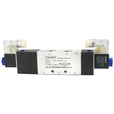 正泰三位五通电磁阀4V430C-15
