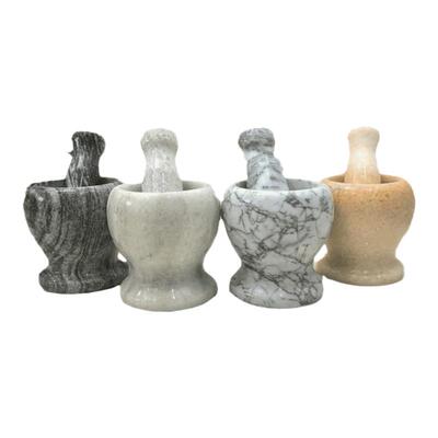 天然石头捣蒜器石臼子捣药罐研磨器家用蒜臼子剥蒜压蒜器打蒜泥器