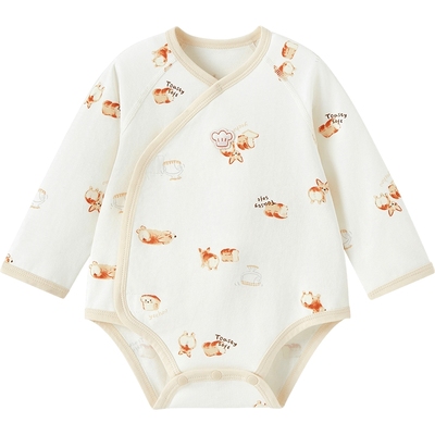 英氏连体衣长袖衣服男女宝宝